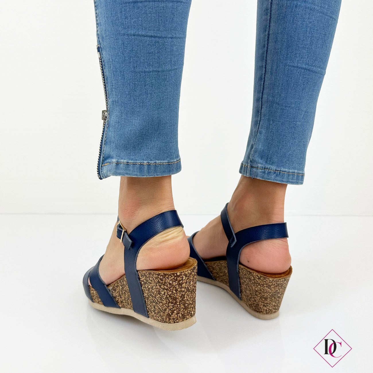 Sandali Mistica con zeppa comoda anti sudore - De Caro Calzature