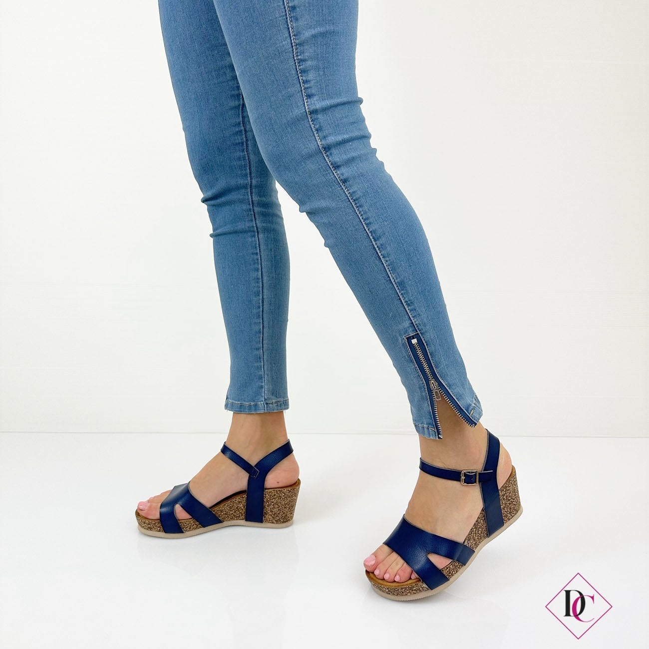 Sandali Mistica con zeppa comoda anti sudore - De Caro Calzature