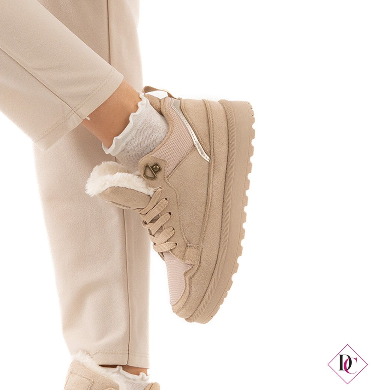 Sneakers invernali Dawson con pelliccia - De Caro Calzature