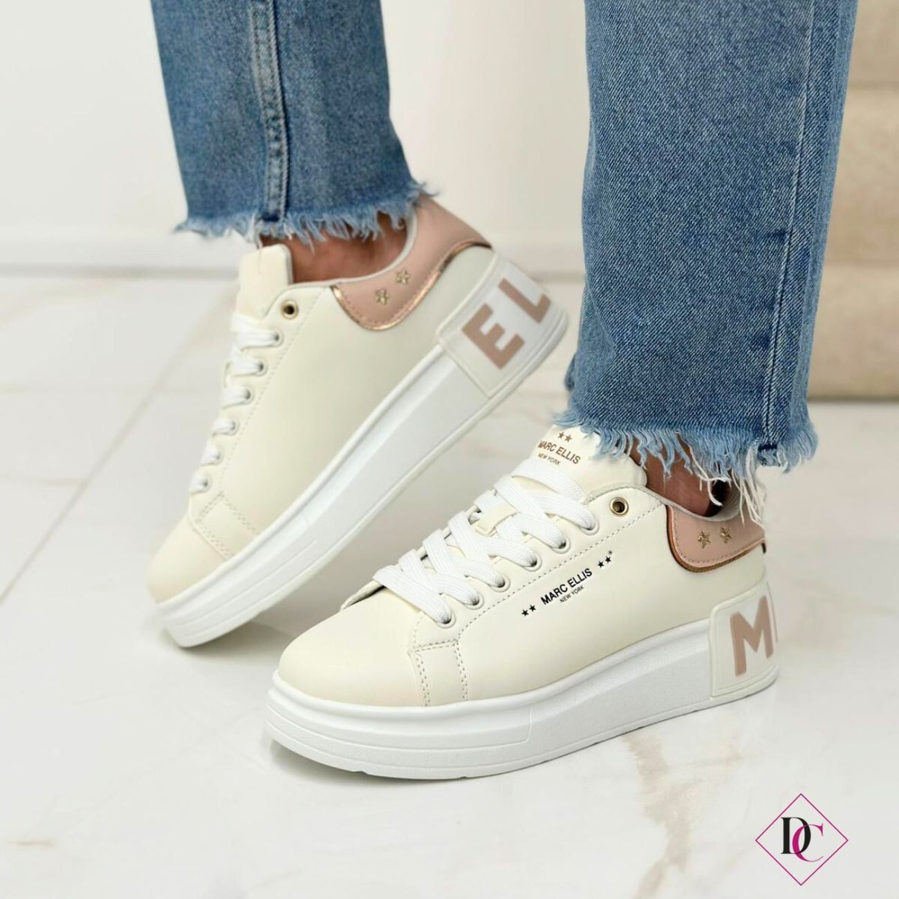 Marc Ellis Sintra Rubber Wedge Sneakers - De Caro Calzature