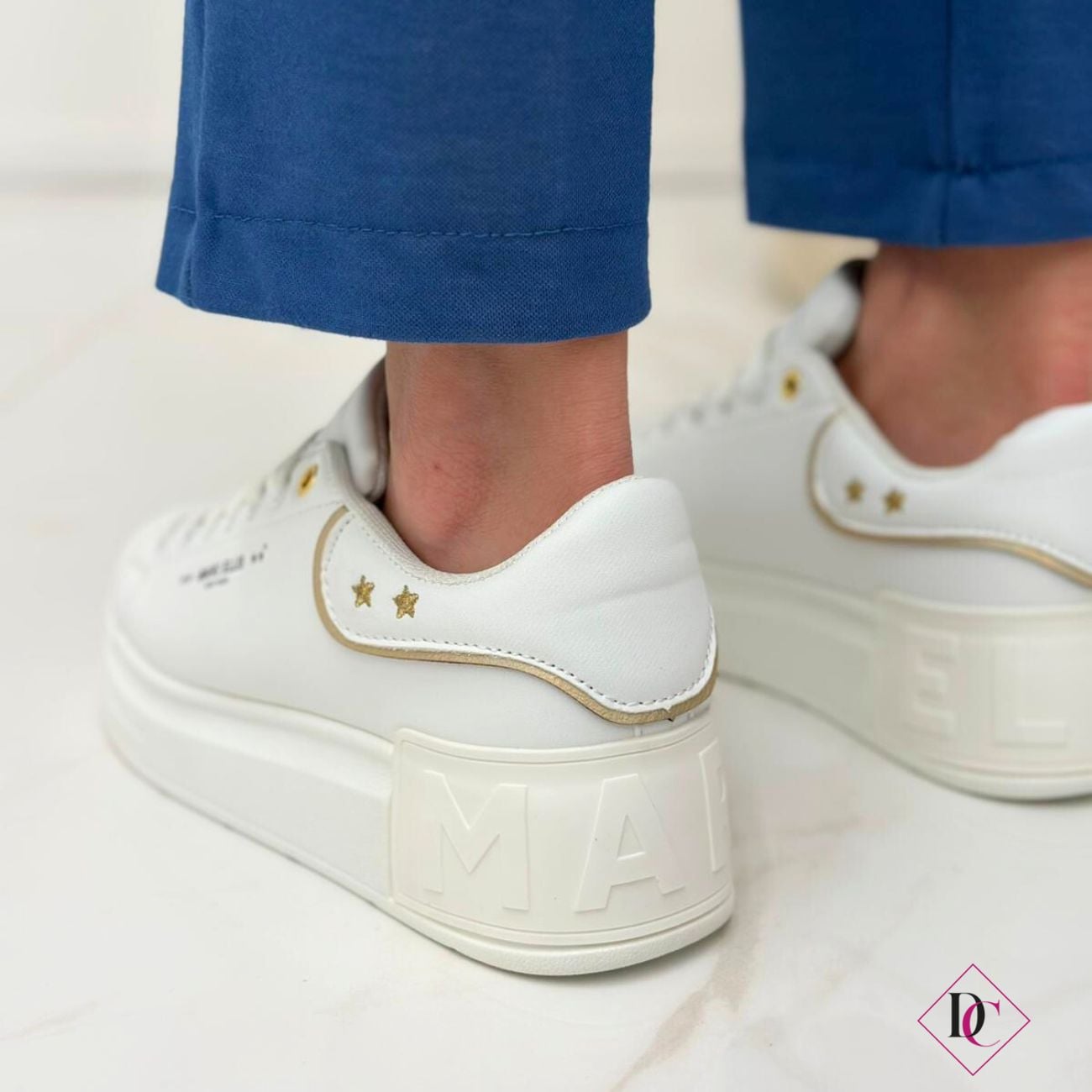 Marc Ellis Sintra Sneakers mit Gummikeilabsatz – De Caro Calzature